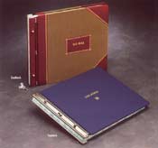 Order post binders, and ledger binders, custom made binders, leather ...